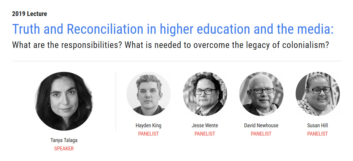 Register to stream the 2019 Worldviews Lecture by Tanya Talaga | OCUFA