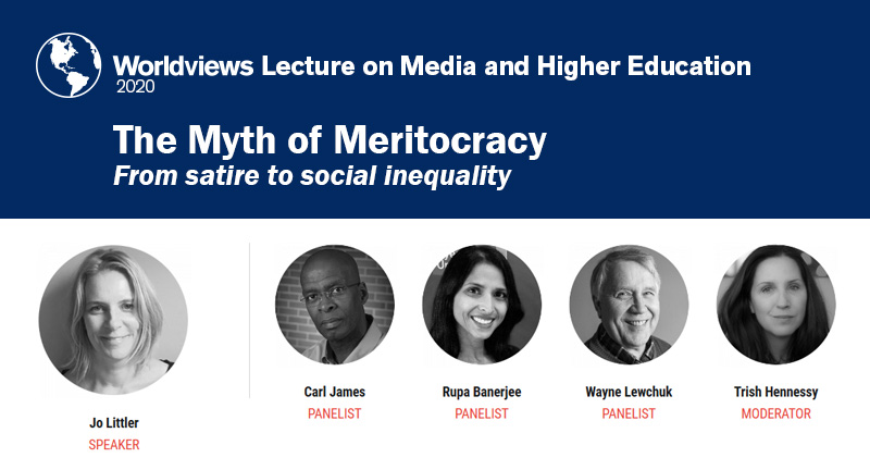 Video of Worldviews Lecture on the myth of meritocracy now available ...